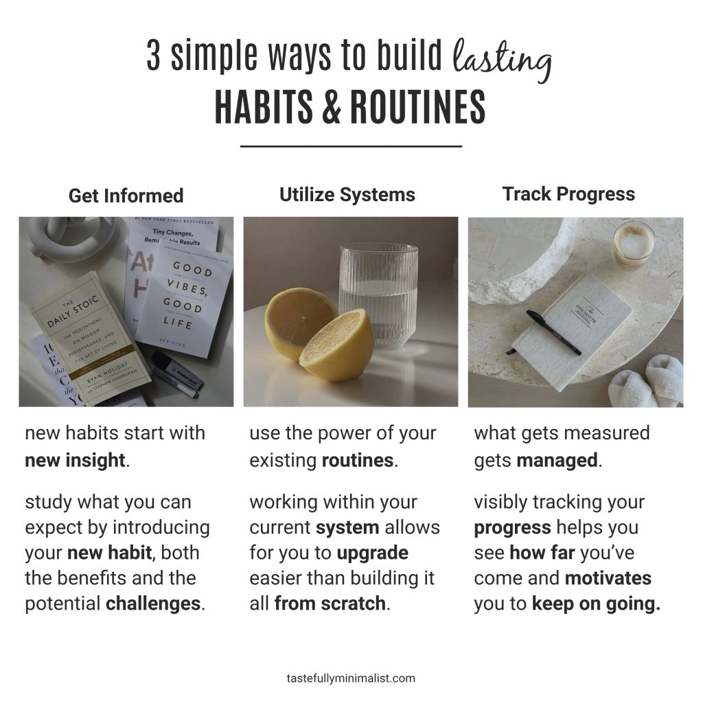 3 Simple & Effective Ways To Build Lasting Habits And Routines